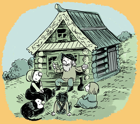 les beaux dessins de Balthazar: scène de la vie quotidienne à Swingle ...